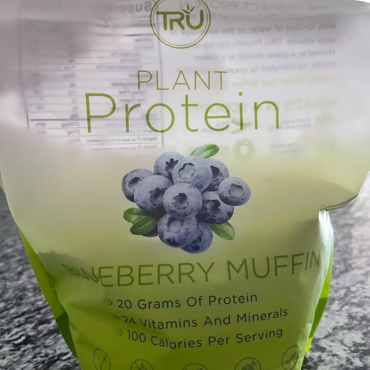 Blueberry Muffin Protein Powder from Tru Supplements - Vegan Product ...