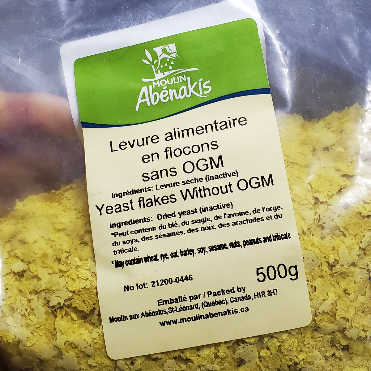 Levure alimentaire en flocons from Moulin abénakis - Vegan Product ...
