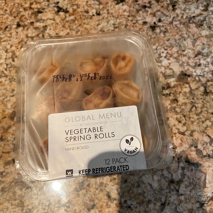 Woolworths Food Vegetable Spring Rolls Review | abillion