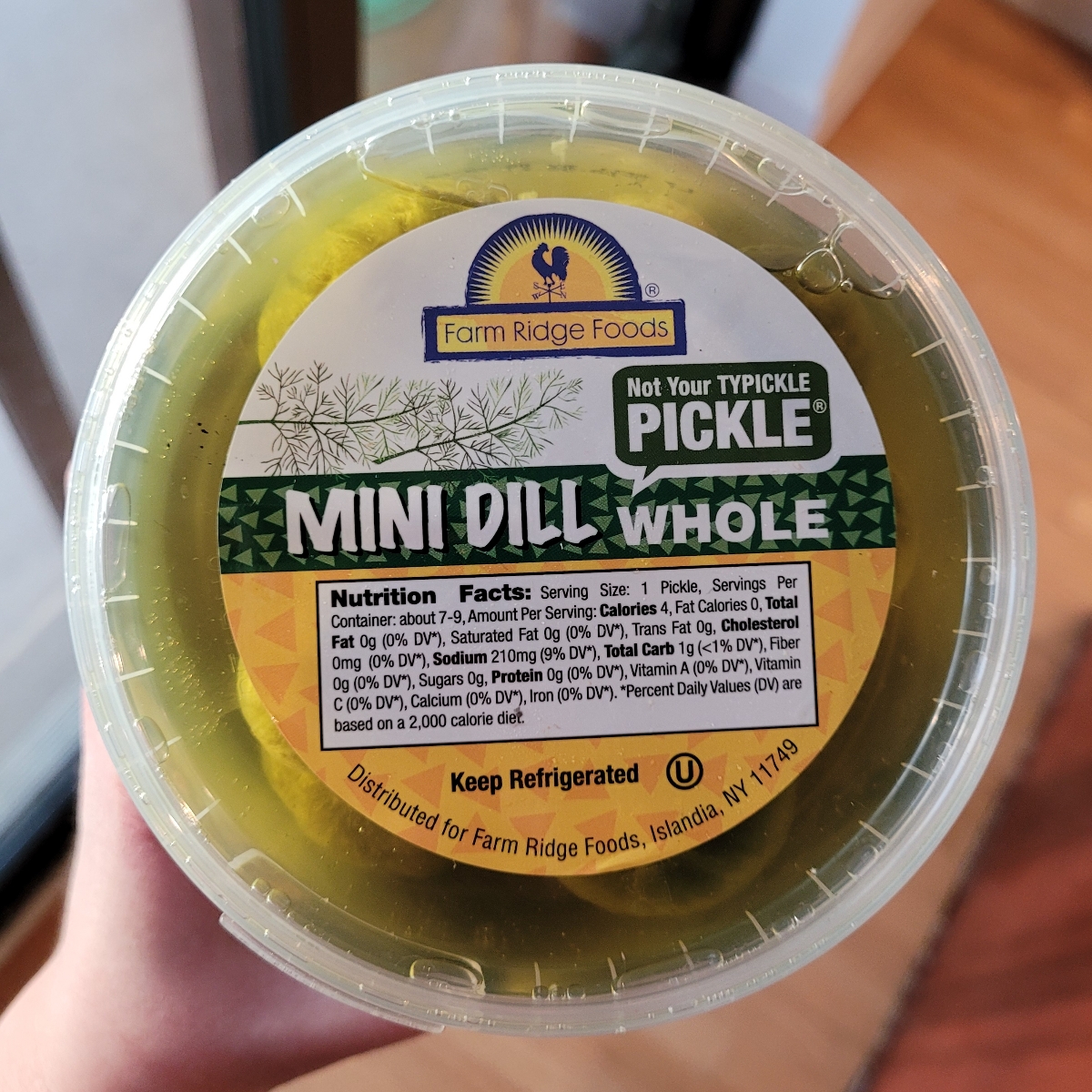 Mini Dill Whole from Farm ridge foods - Vegan Product Reviews & Ratings ...