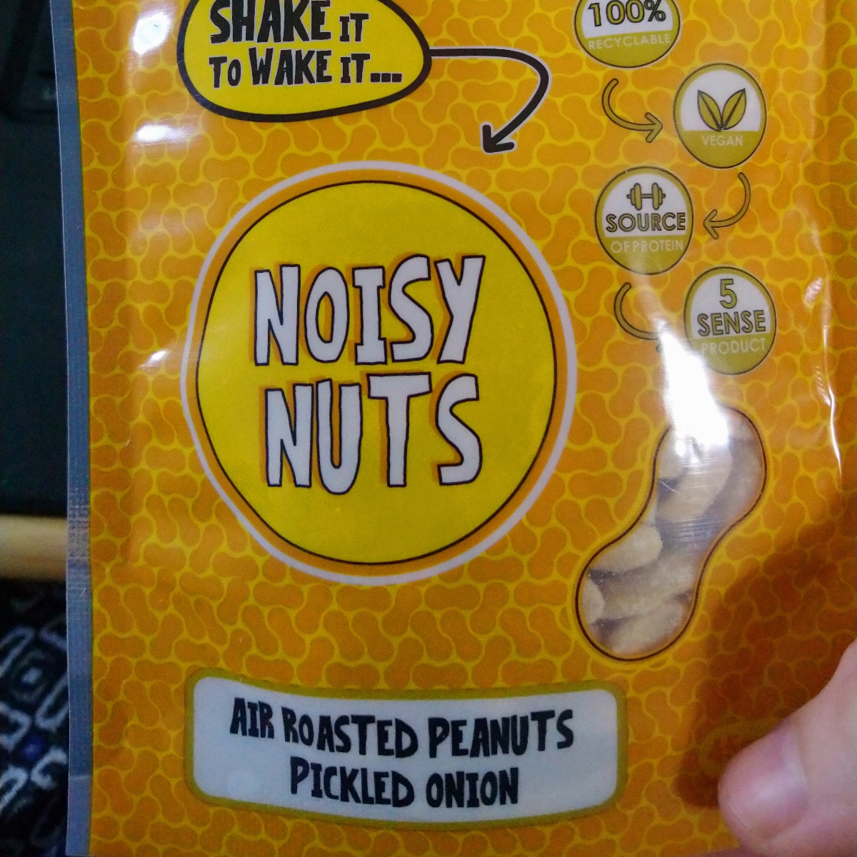 air roasted pickled onion peanuts from noisy nuts - Vegan Product Reviews & Ratings | abillion