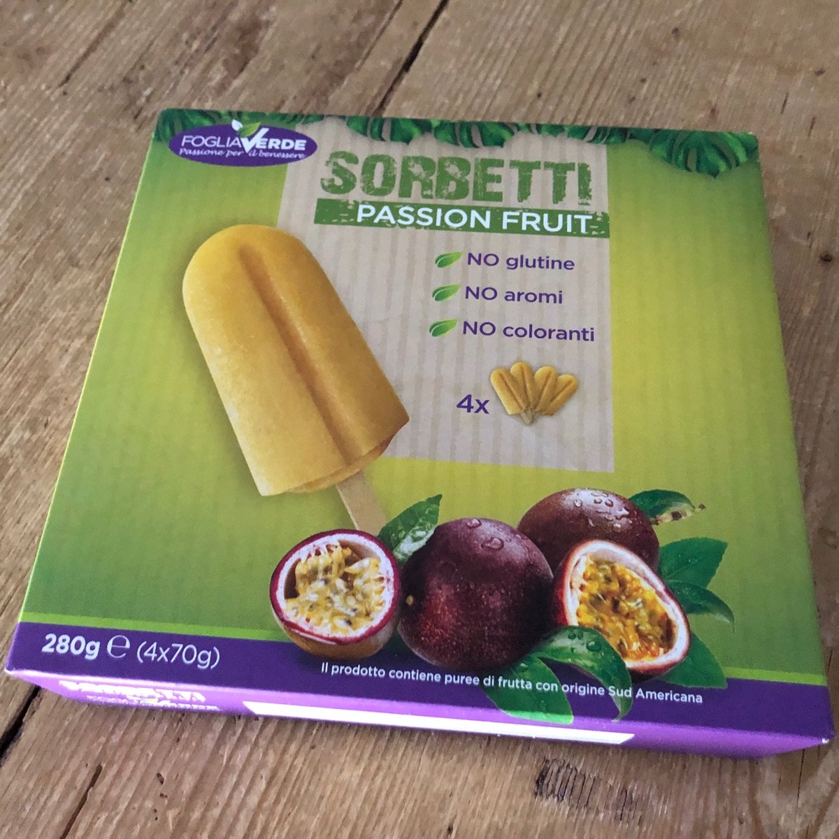 Sorbetti from Foglia verde - Vegan Product Reviews & Ratings | abillion