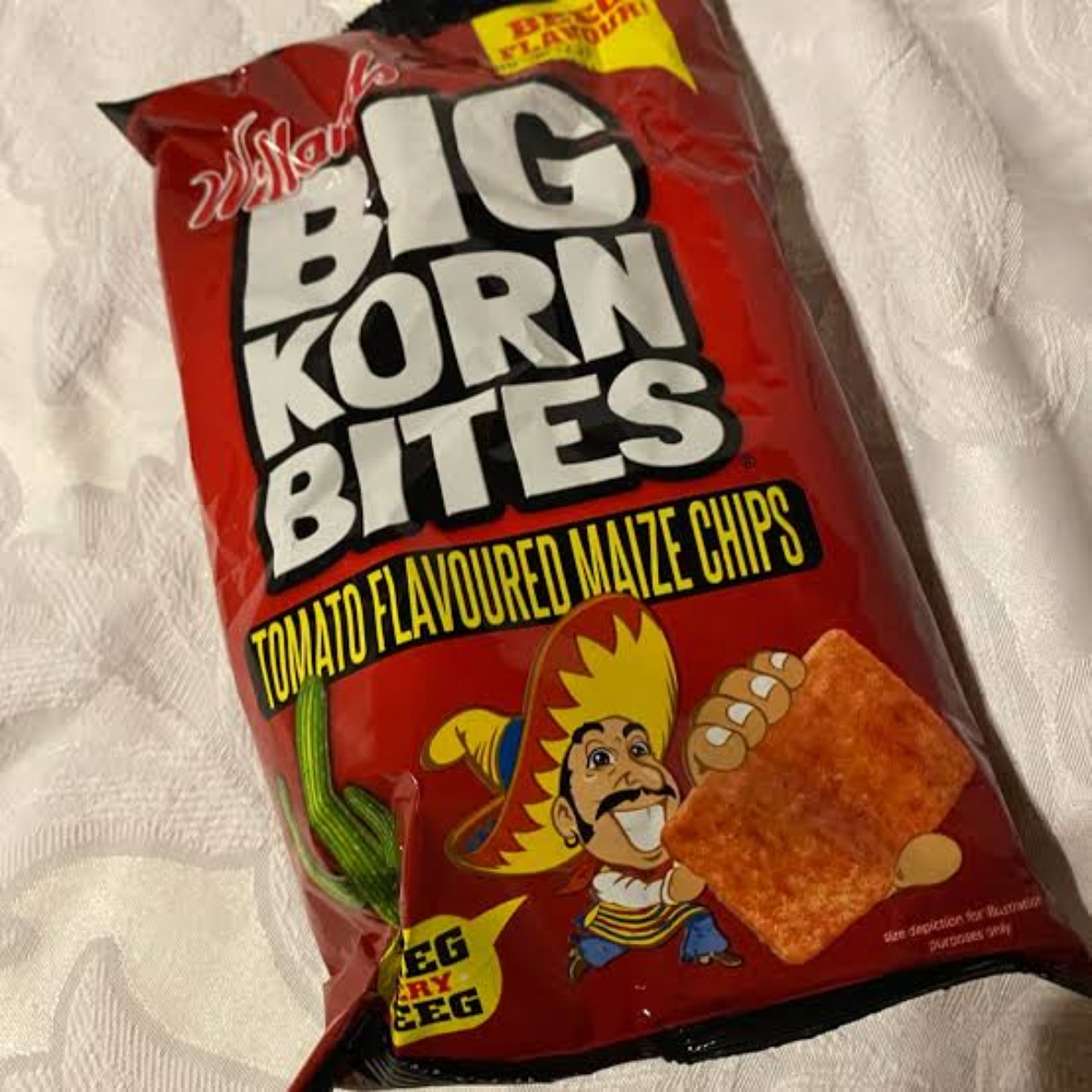 Big Korn Bites Tomato Flavour from Willards - Vegan Product Reviews ...