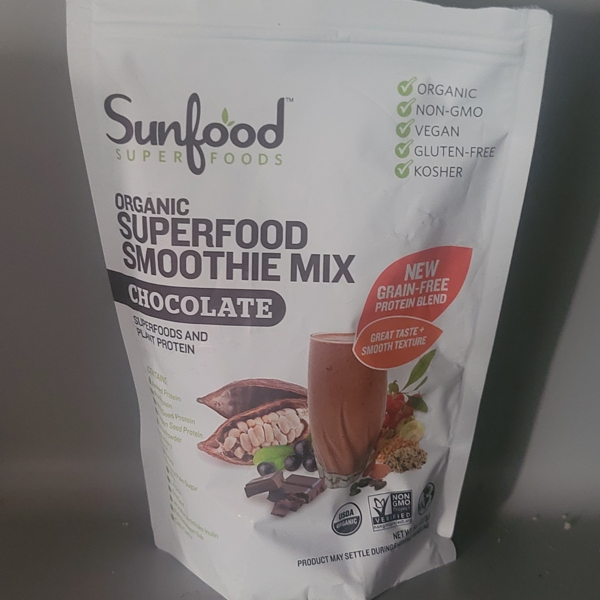 superfood smoothie mix chocolate from Sunfood Superfoods - Vegan ...