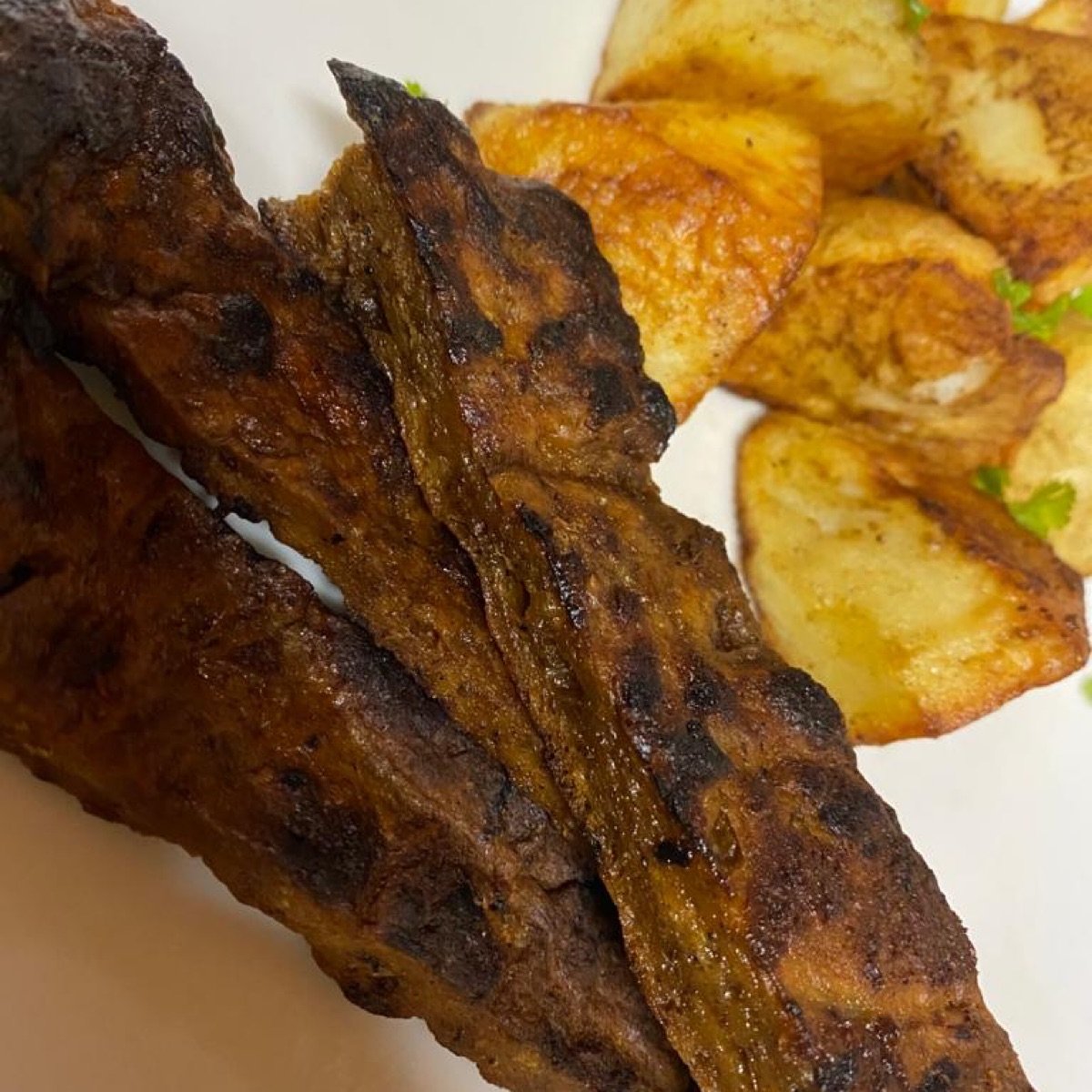 BBQ Vegan Spare Ribs Glazed with Korean style Sauce from Urban Vegan ...