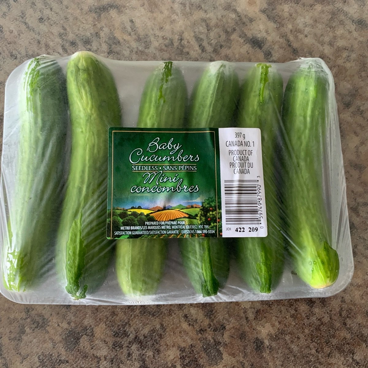 Baby Cucumbers from Metro brands - Vegan Product Reviews & Ratings ...