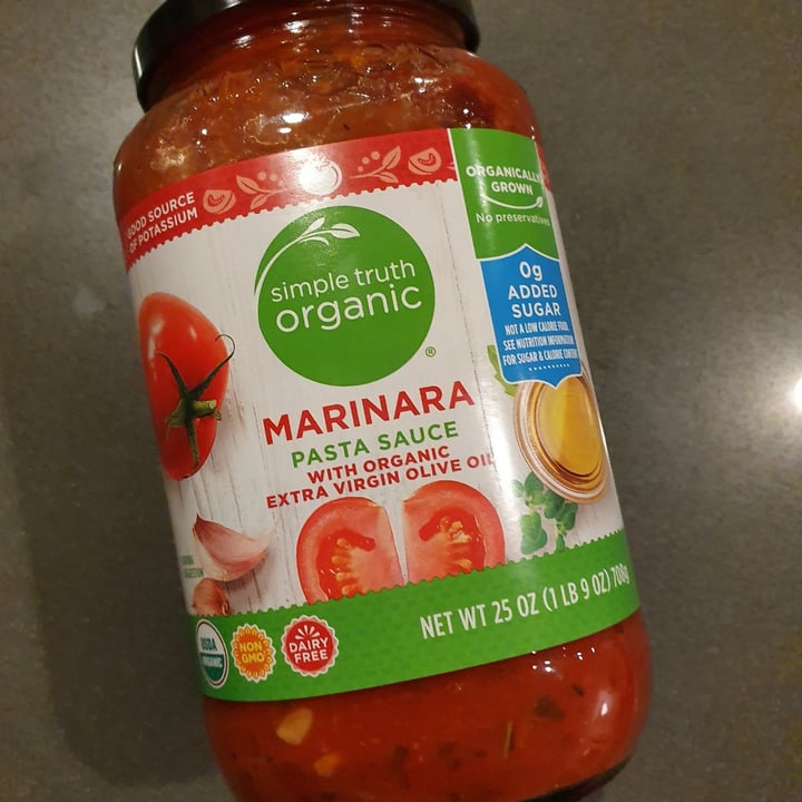 Simple Truth Marinara Pasta Sauce with Organic Extra Virgin Olive Oil ...