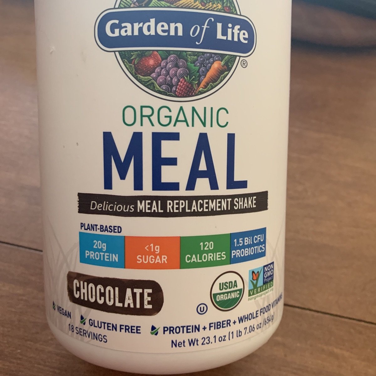 Organic Meal Chocolate replacement Shake from Garden of Life - Vegan ...
