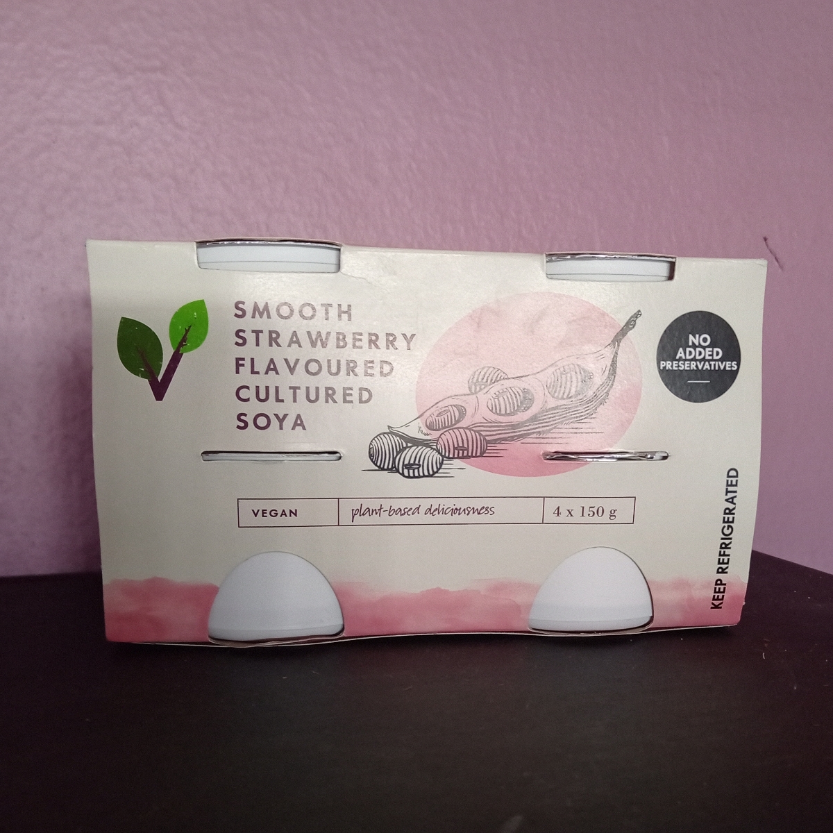 Strawberry soya yoghurt from Woolworths Food - Vegan Product Reviews ...