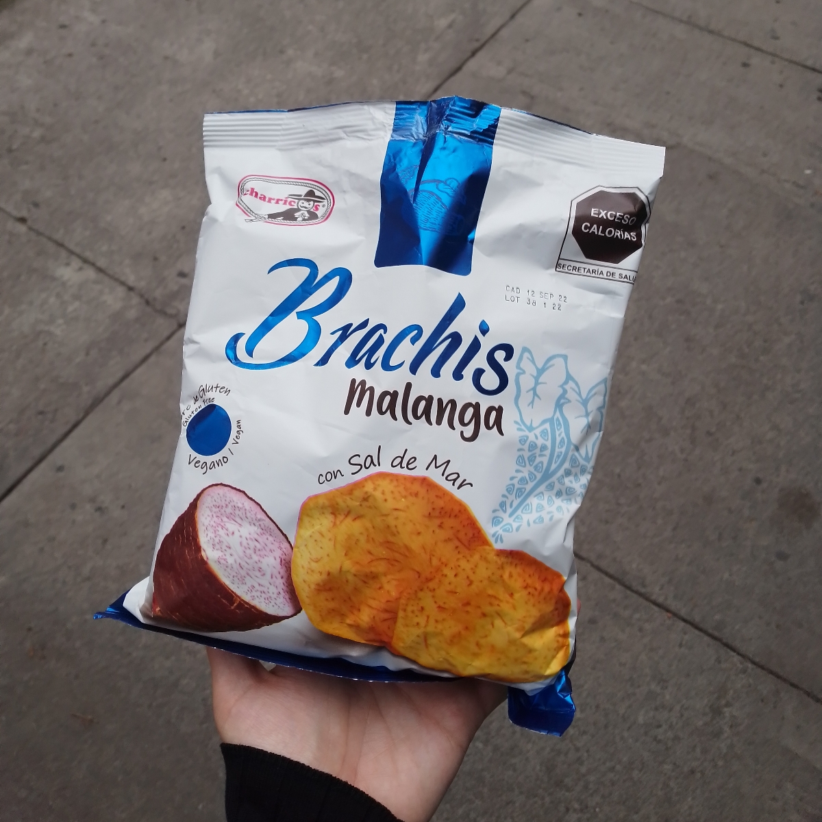 Branchis Malanga con Sal de Mar from Charricos - Vegan Product Reviews ...