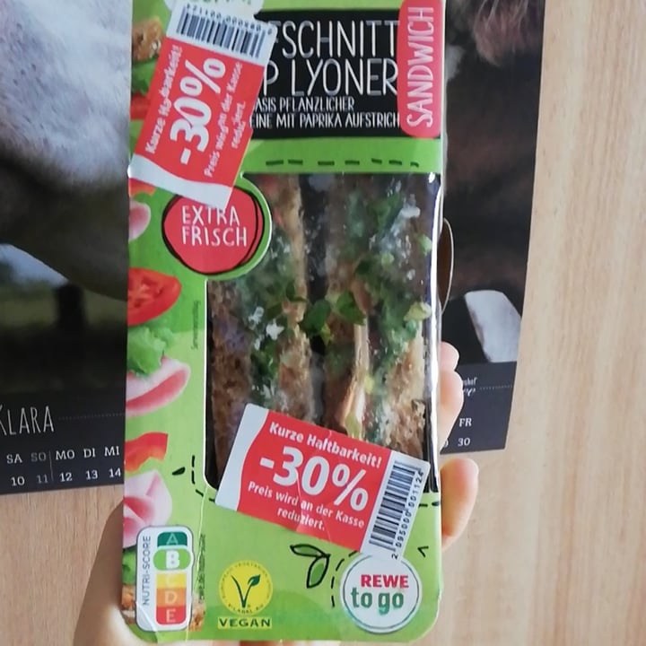 Rewe To Go Sandwich Aufschnitt Typ Lyoner Review | abillion