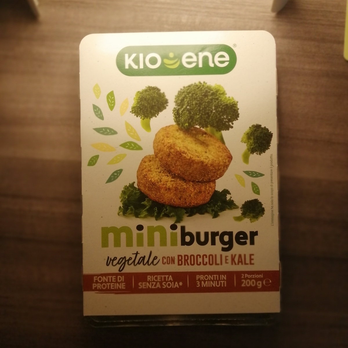 Mini Burger Broccoli & Kale from Kioene - Vegan Product Reviews ...