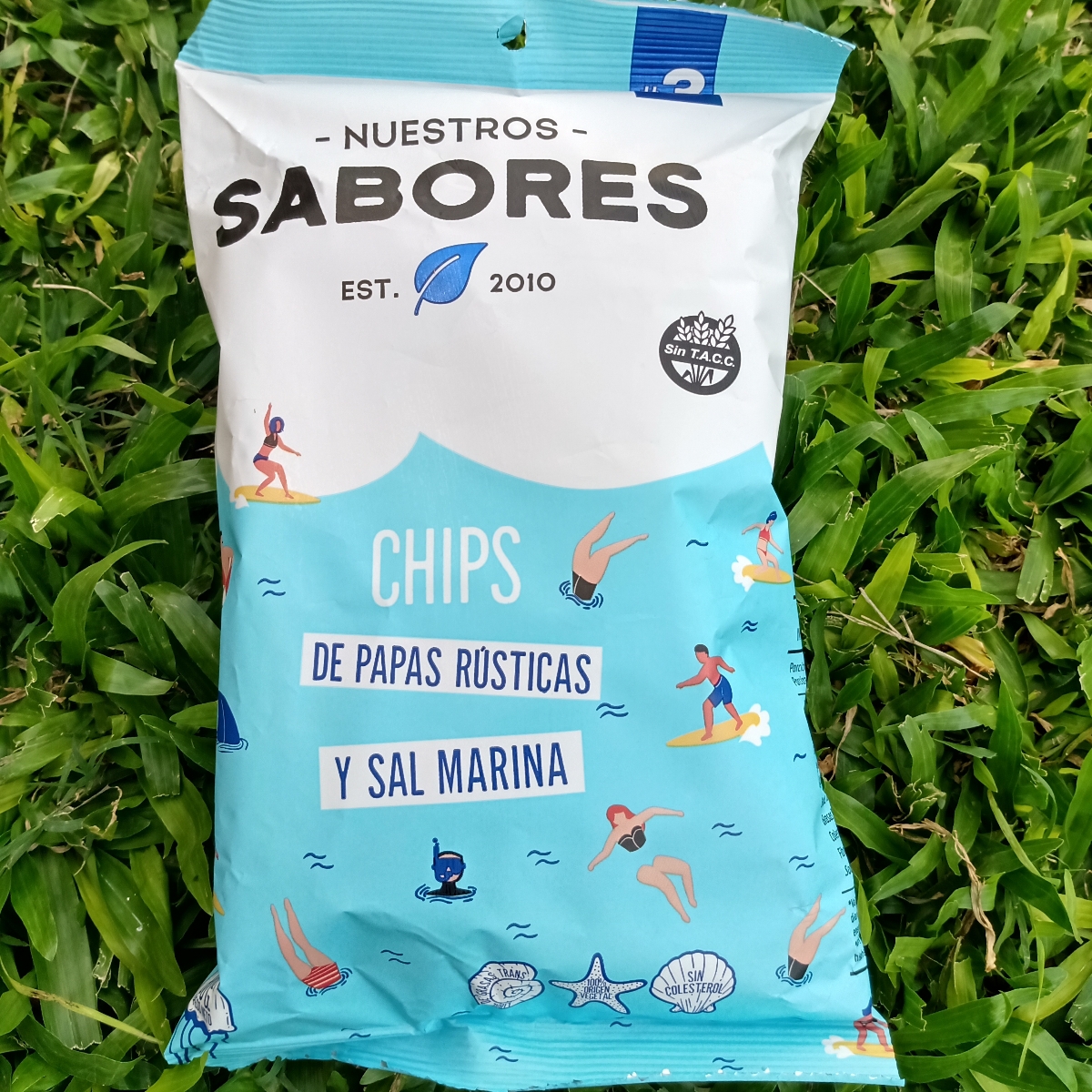 Chips de papas rústicas y sal marina from Nuestros Sabores - Vegan ...