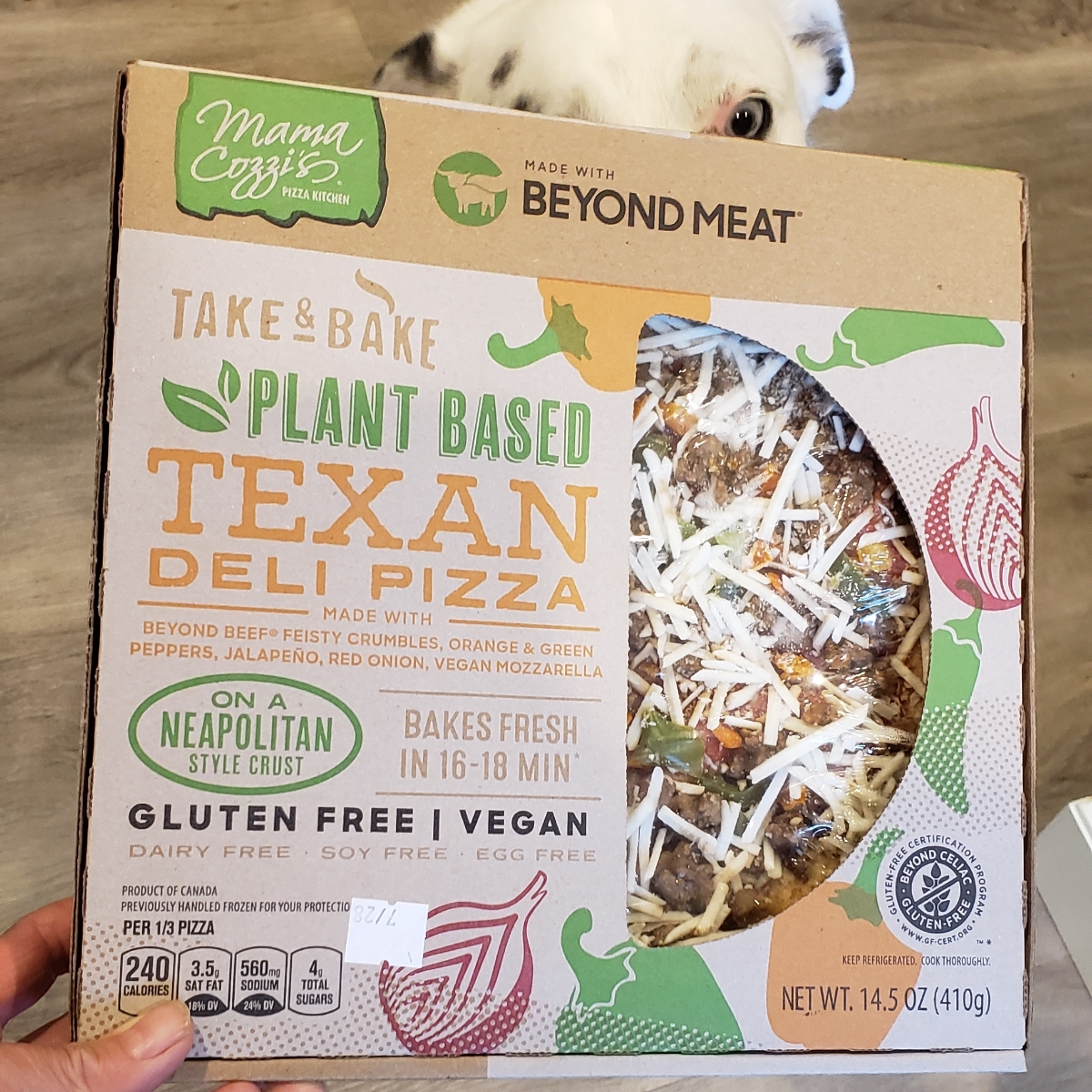 Planet Based Texan Deli Pizza from Mama Cozzi's - Vegan Product Reviews ...