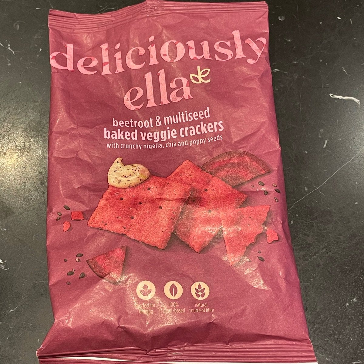 Baked veggie crackers: beetroot and multi seed from Deliciously Ella ...