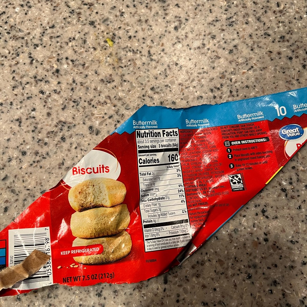 Buttermilk Biscuits from Great Value - Vegan Product Reviews & Ratings ...