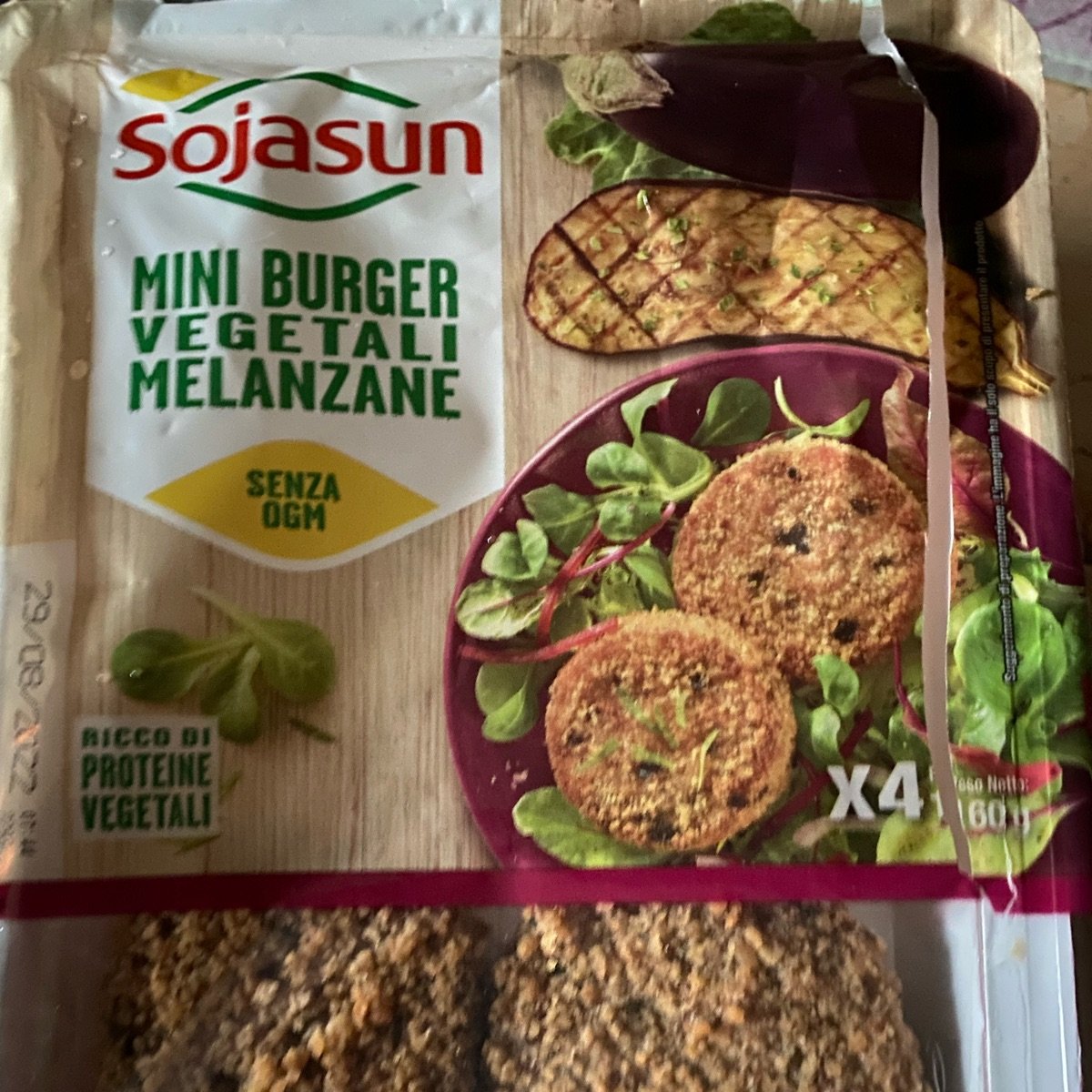Mini burger vegetali melanzane from Sojasun - Vegan Product Reviews ...