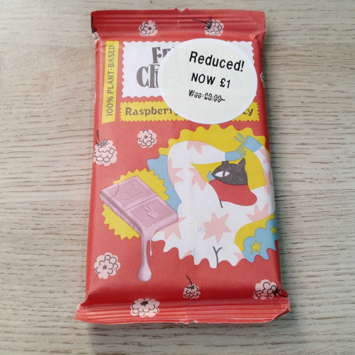 Raspberry white chocolate from Fellow creatures - Vegan Product Reviews ...