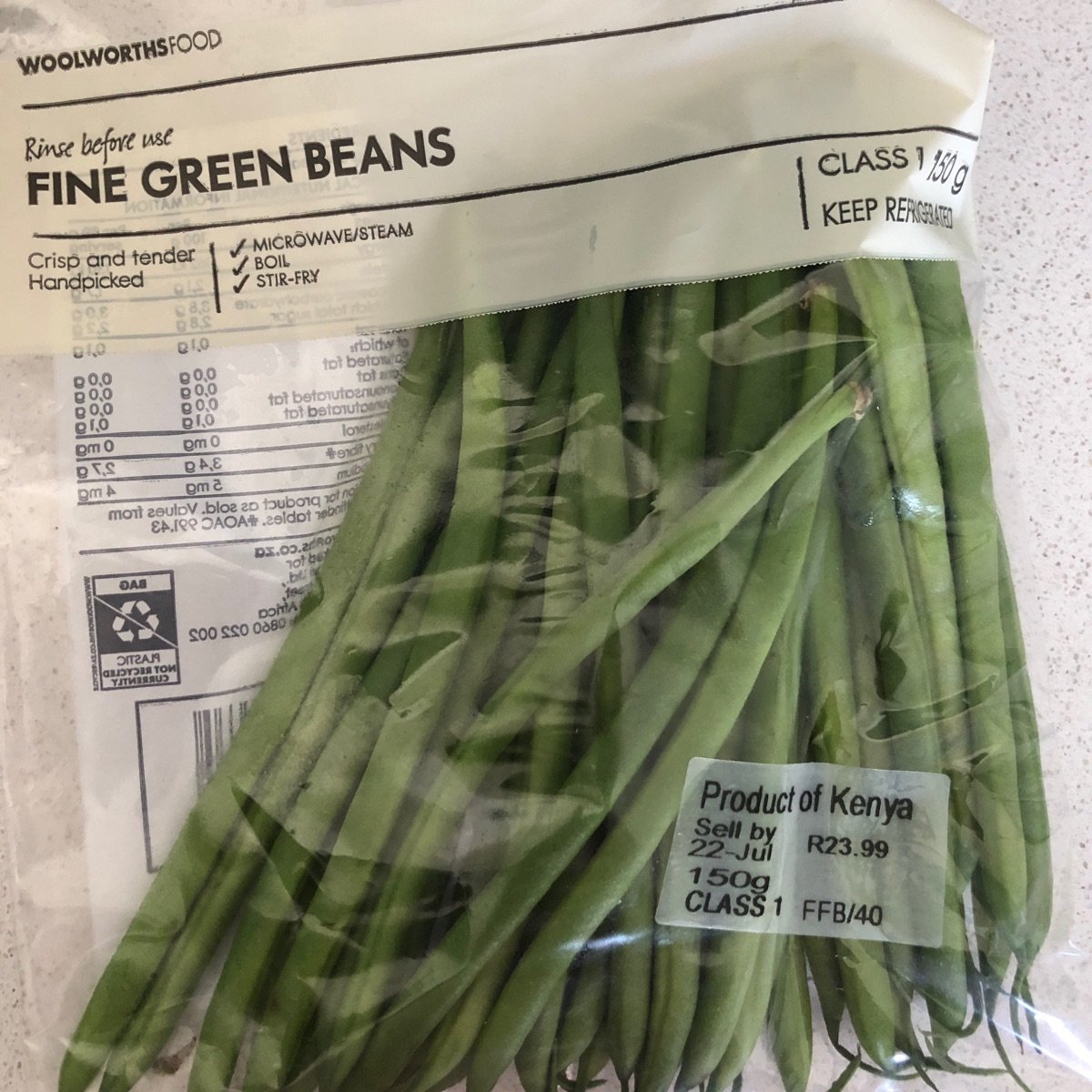 Fine green beans from Woolworths Food - Vegan Product Reviews & Ratings ...