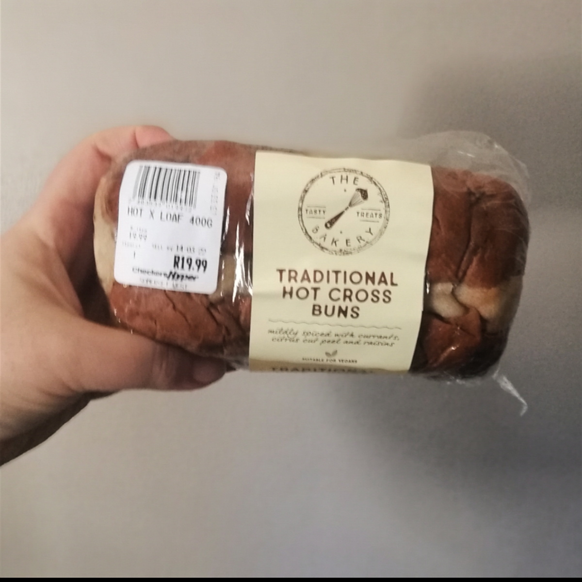 Traditional Hot Cross Buns Loaf from The Bakery @ Checkers - Vegan ...