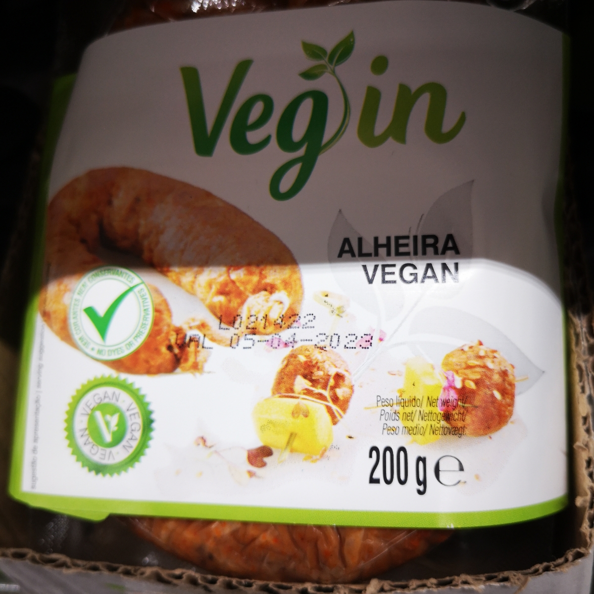 Vegin- Alheira Vegan from Veg in - Vegan Product Reviews & Ratings ...