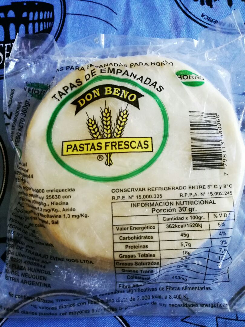 Tapas de empanadas from Don beno - Vegan Product Reviews & Ratings ...