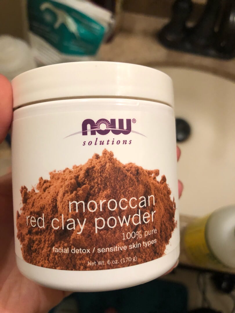 Moroccan red clay powder (mask) from NOW® - Vegan Product Reviews ...
