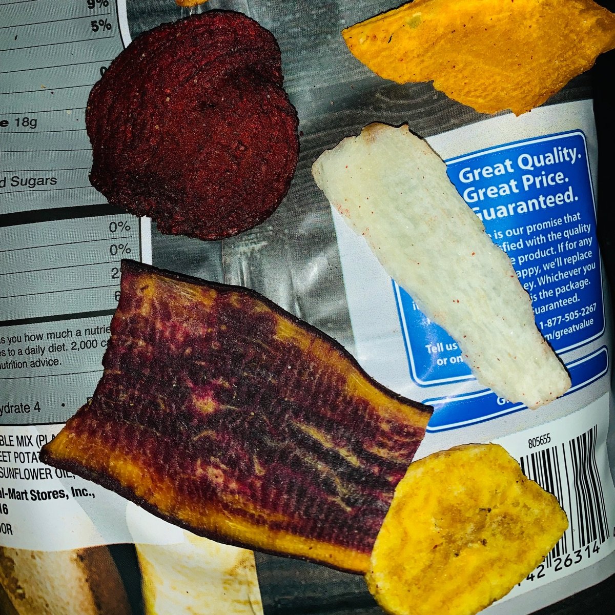 Vegetable Chip Mix - Plantain, Parsnips, Cassava, Purple + Orange Sweet ...
