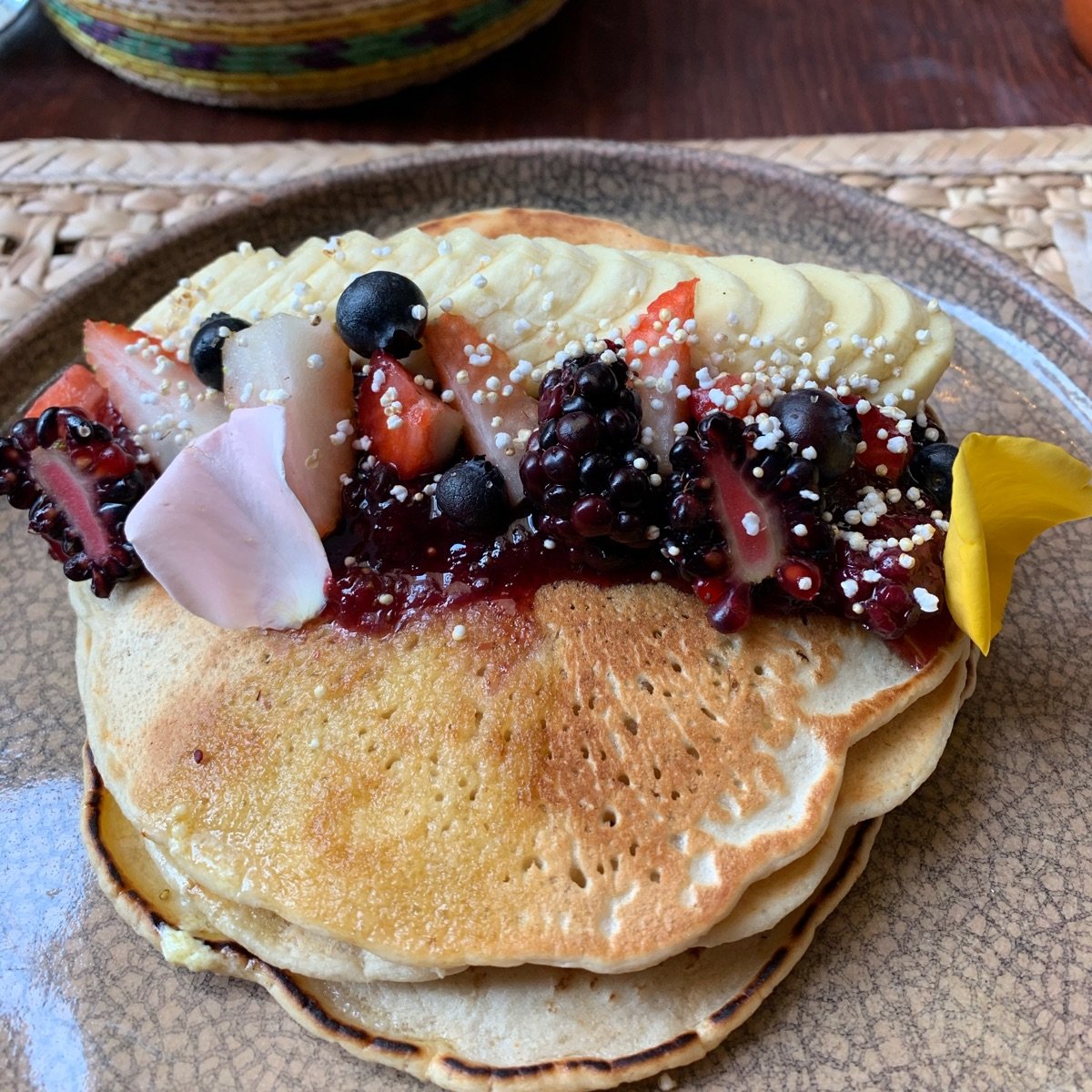 Pancakes De Elote at Na Tlali, Mexico City - Vegan Dish Reviews ...