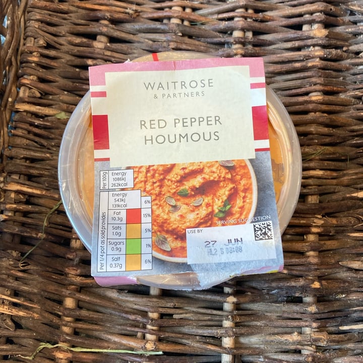 Waitrose Red pepper houmous Review | abillion