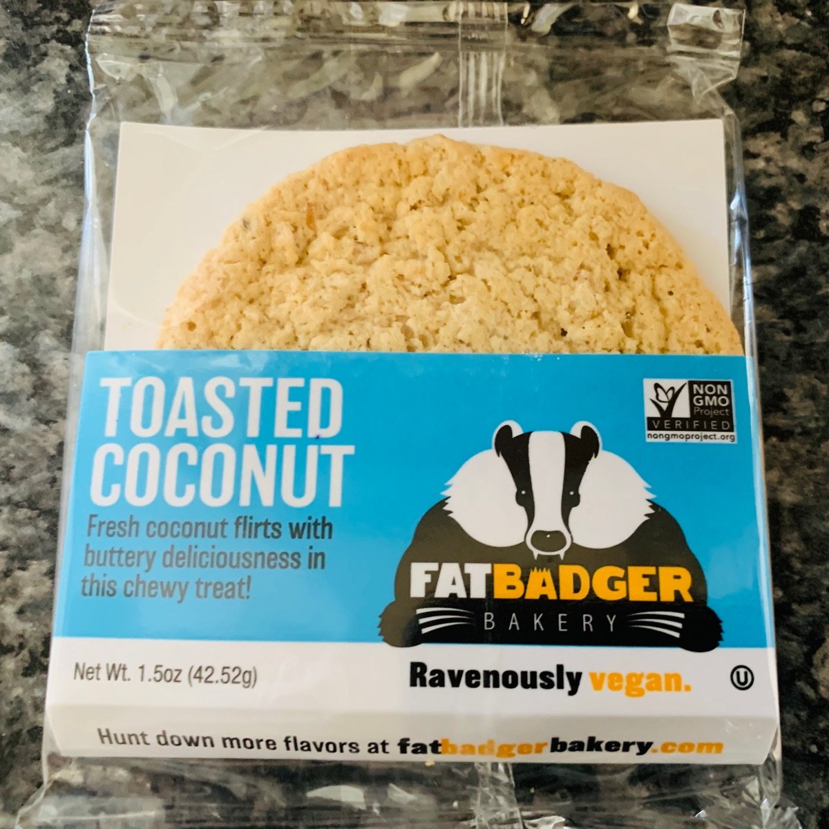Toasted Coconut Cookie from Fat Badger Bakery - Vegan Product Reviews ...