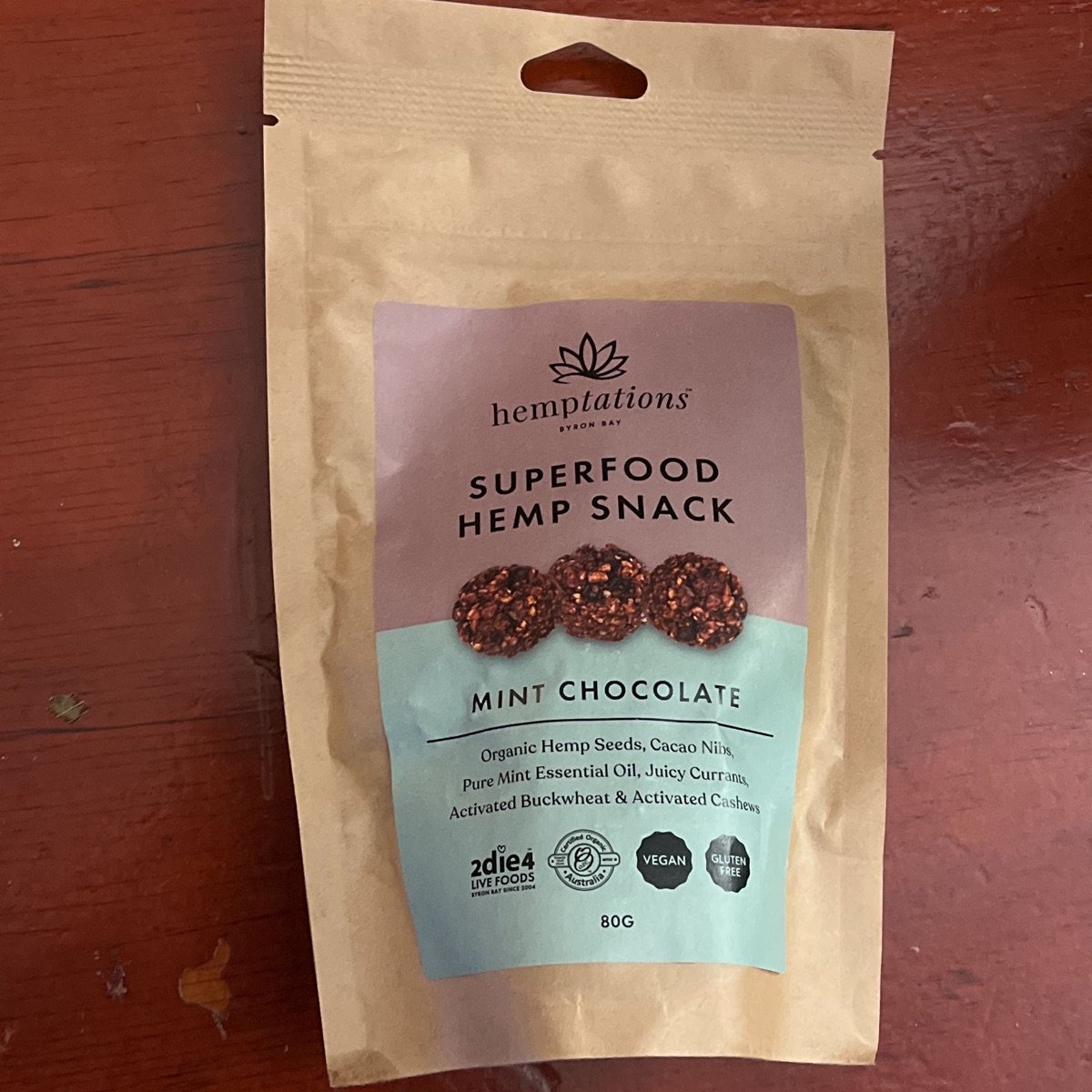 Activated Organic Hemptations - Mint Choc from 2Die4 Live Foods - Vegan ...