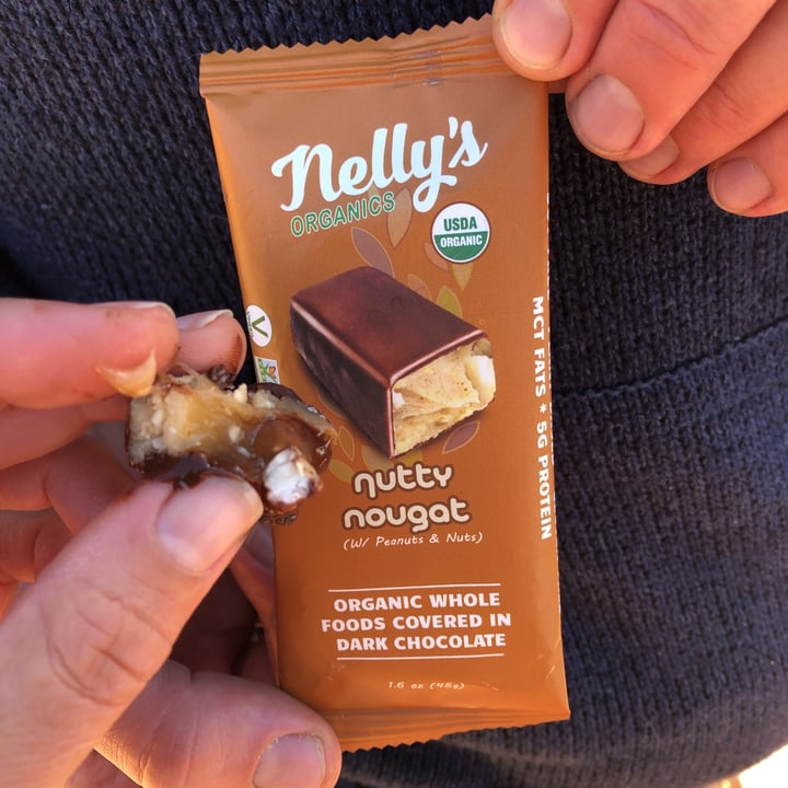 Nelly's Organics Nutty Nougat Bar Review | abillion