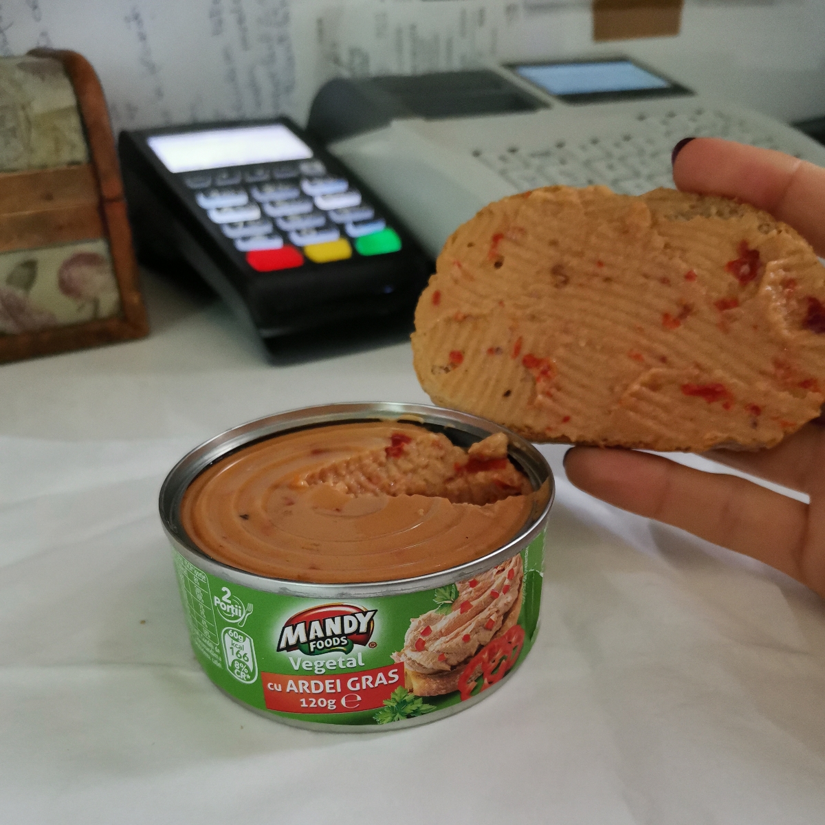 Paté Vegetal Bell Pepper from Mandy Foods - Vegan Product Reviews ...