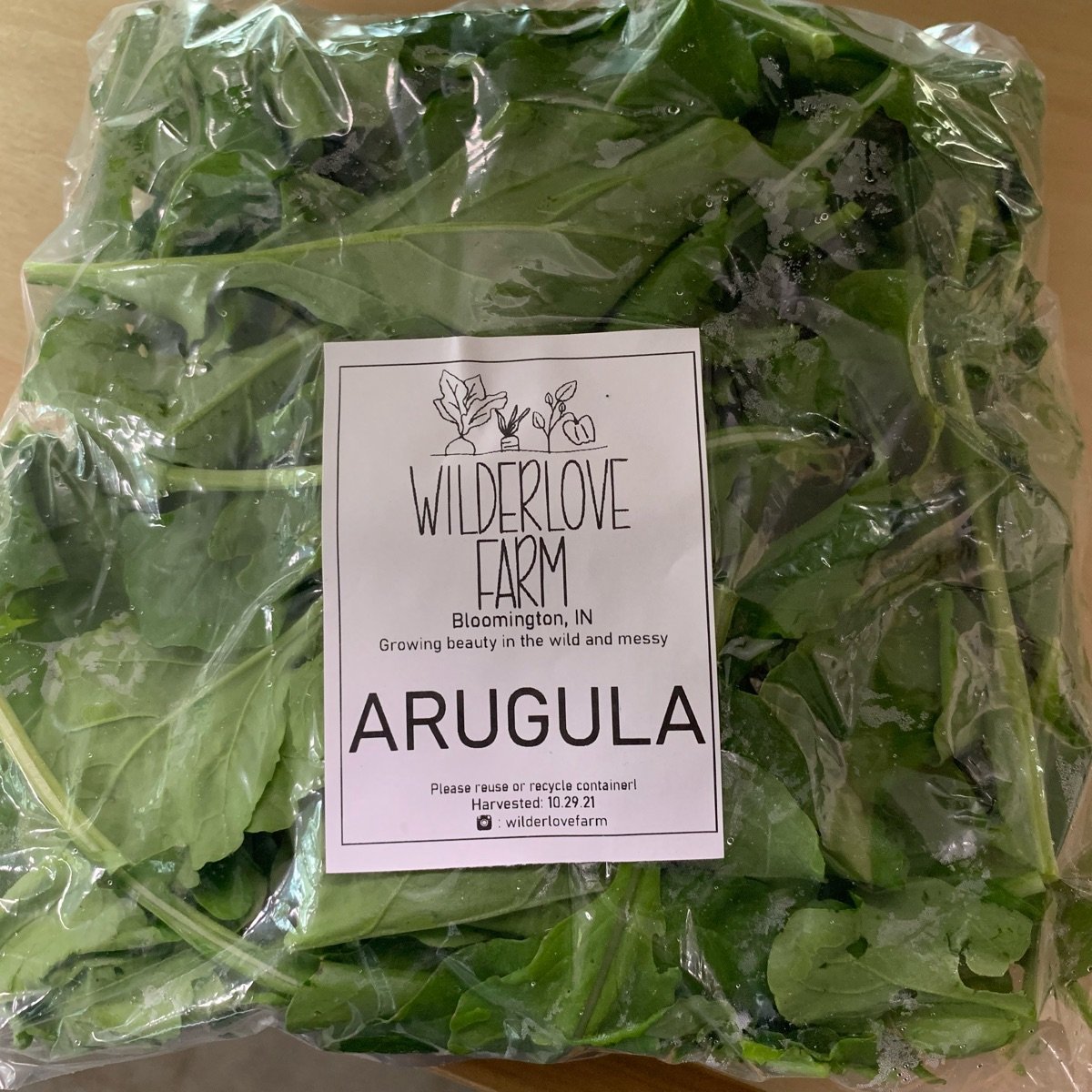 Arugula from Wilderlove Farm - Vegan Product Reviews & Ratings | abillion