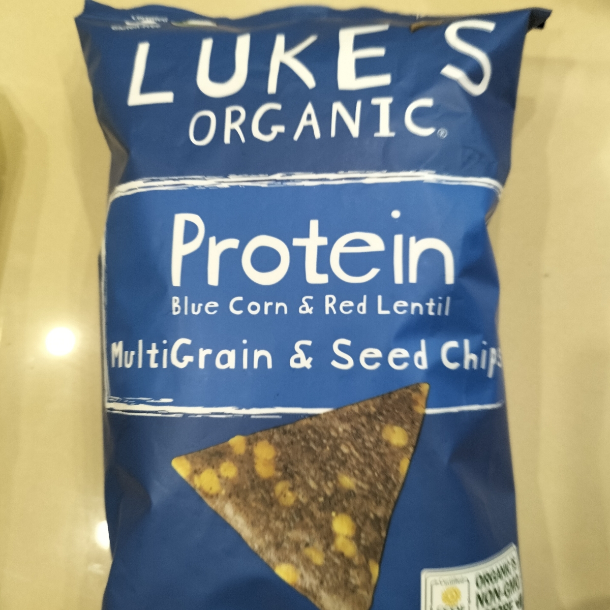 Blue Corn and Red Lentil MultiGrain & Seed Chips from Luke’s Organic ...