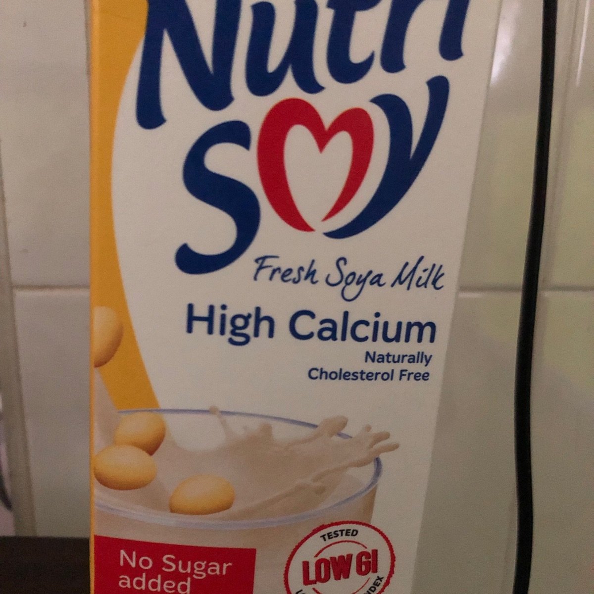 Fresh Soya Milk High Calcium No Sugar Added from F&N Nutrisoy - Vegan ...