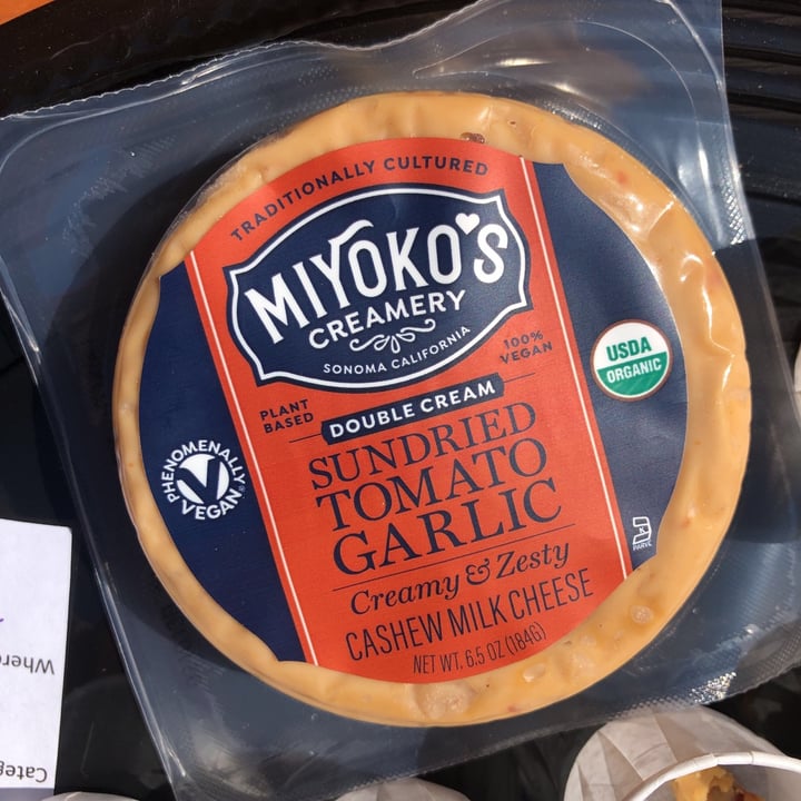 Miyoko's Creamery Double Cream Sundried Tomato Garlic Cashew Milk ...