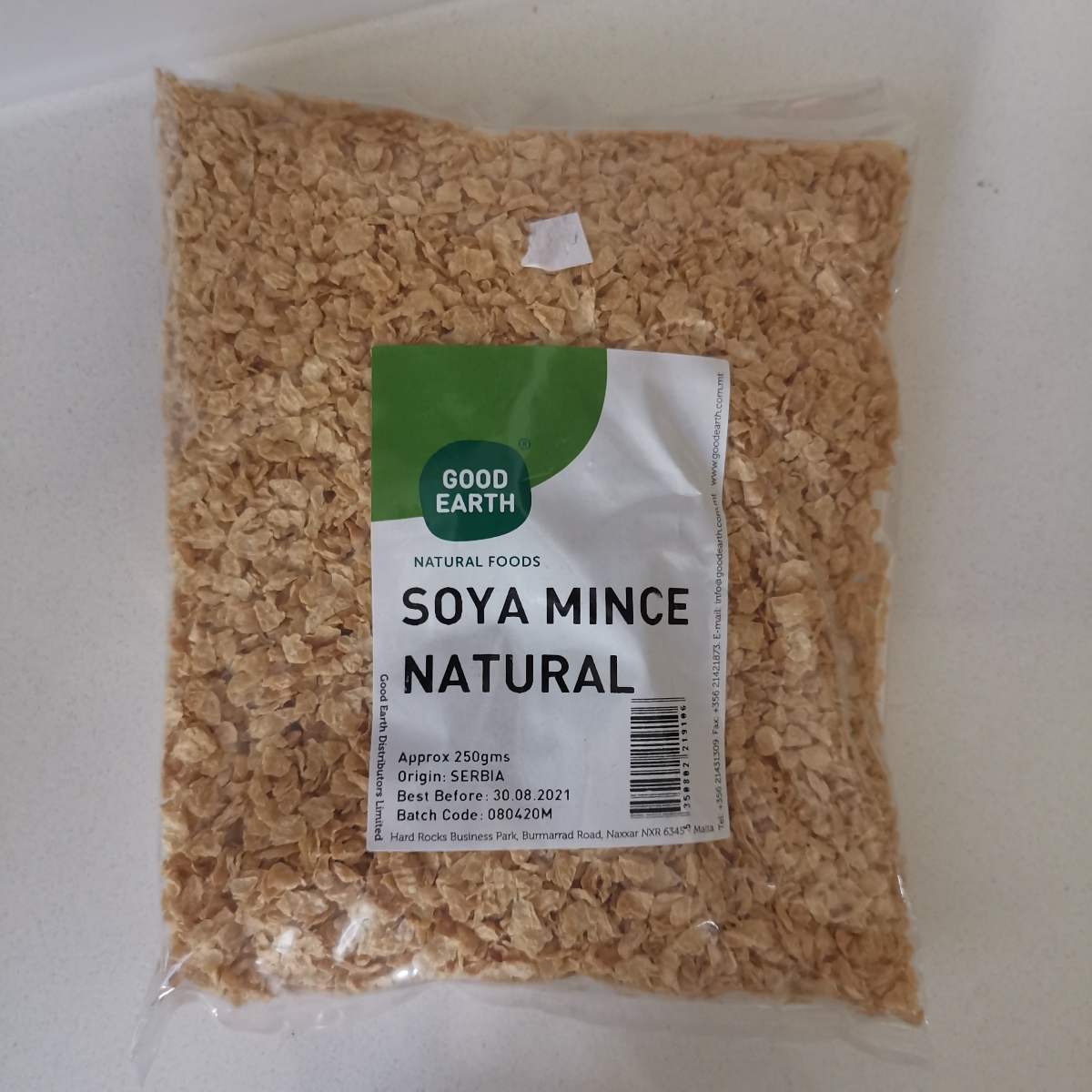 Soya Mince Natural from Good Earth Natural Food - Vegan Product Reviews ...