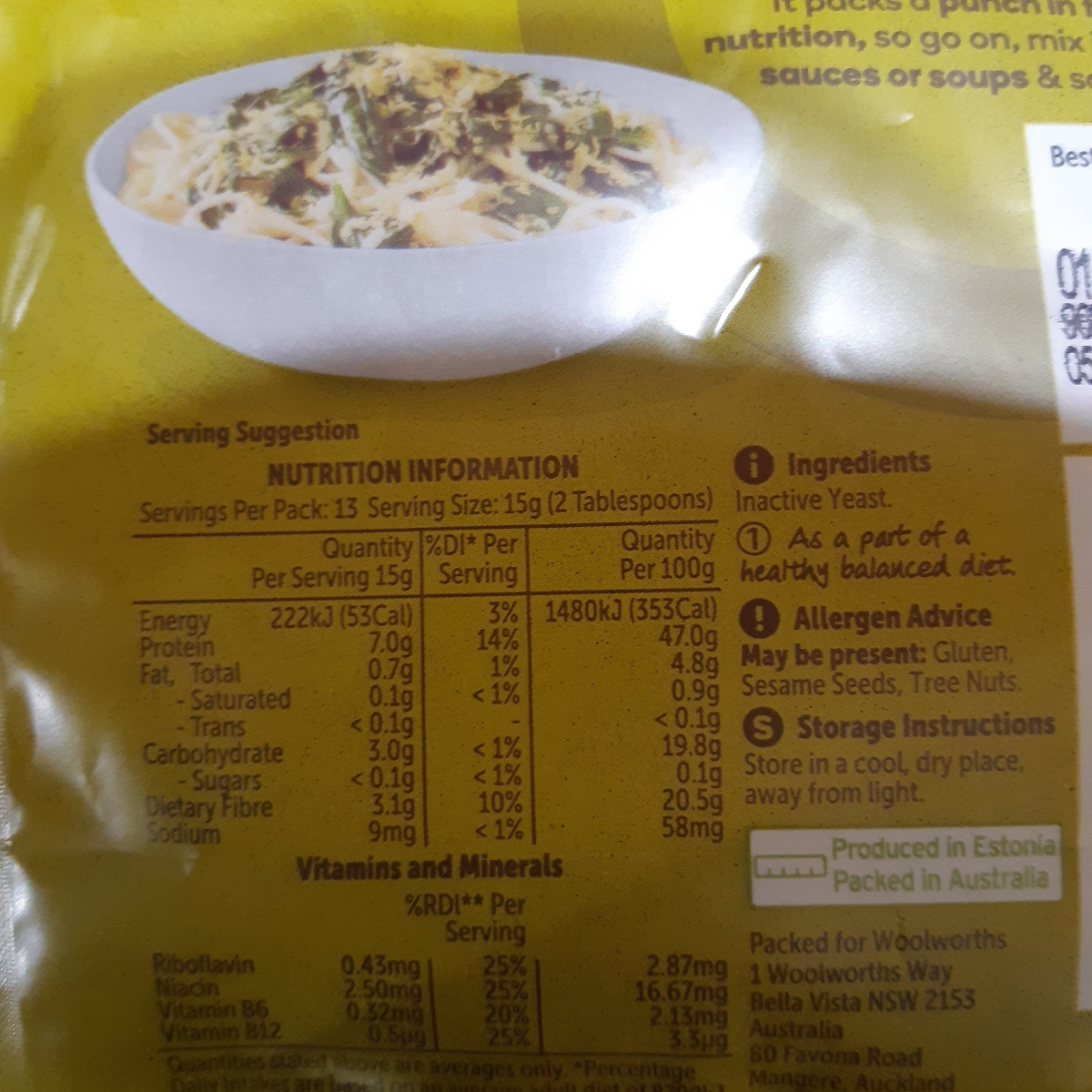 Macro Nutritional Yeast from Woolworths Food - Vegan Product Reviews ...