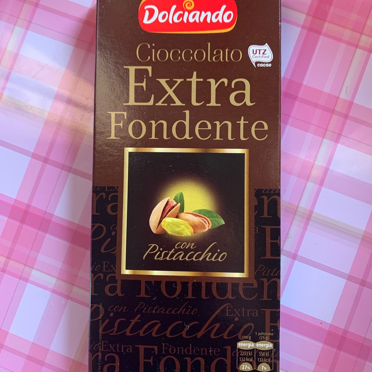 Cioccolato Extra Fondente con Pistacchio from Dolciando - Vegan Product ...