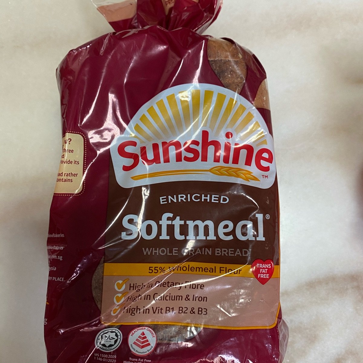 Enriched Softmeal® Whole Grain (400g) from Sunshine Bakeries - Vegan ...