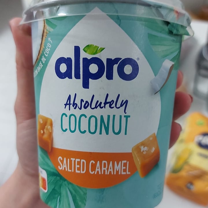 Alpro Yogurt Coconut Salted Caramel Review | abillion