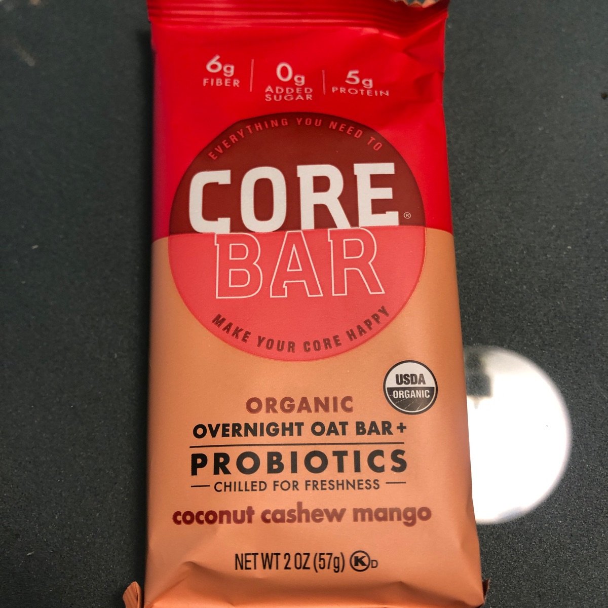 Overnight oat bar coconut cashew mango from CORE Bar - Vegan Product ...