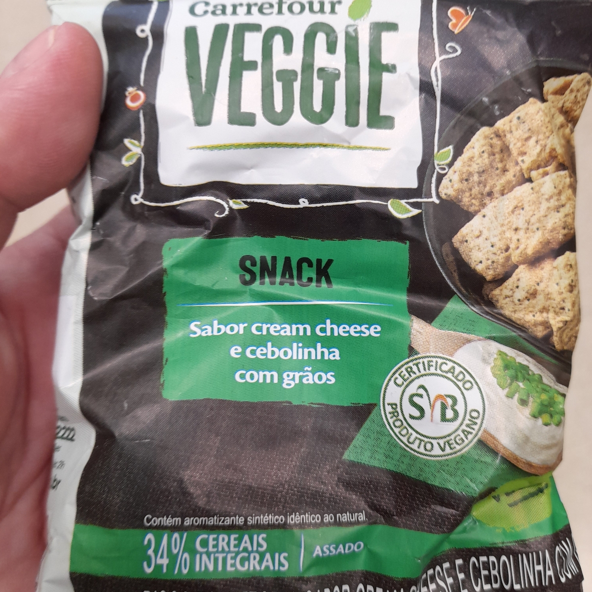 Carrefour snack sabor cream cheese e cebolinha com grãos Reviews | abillion