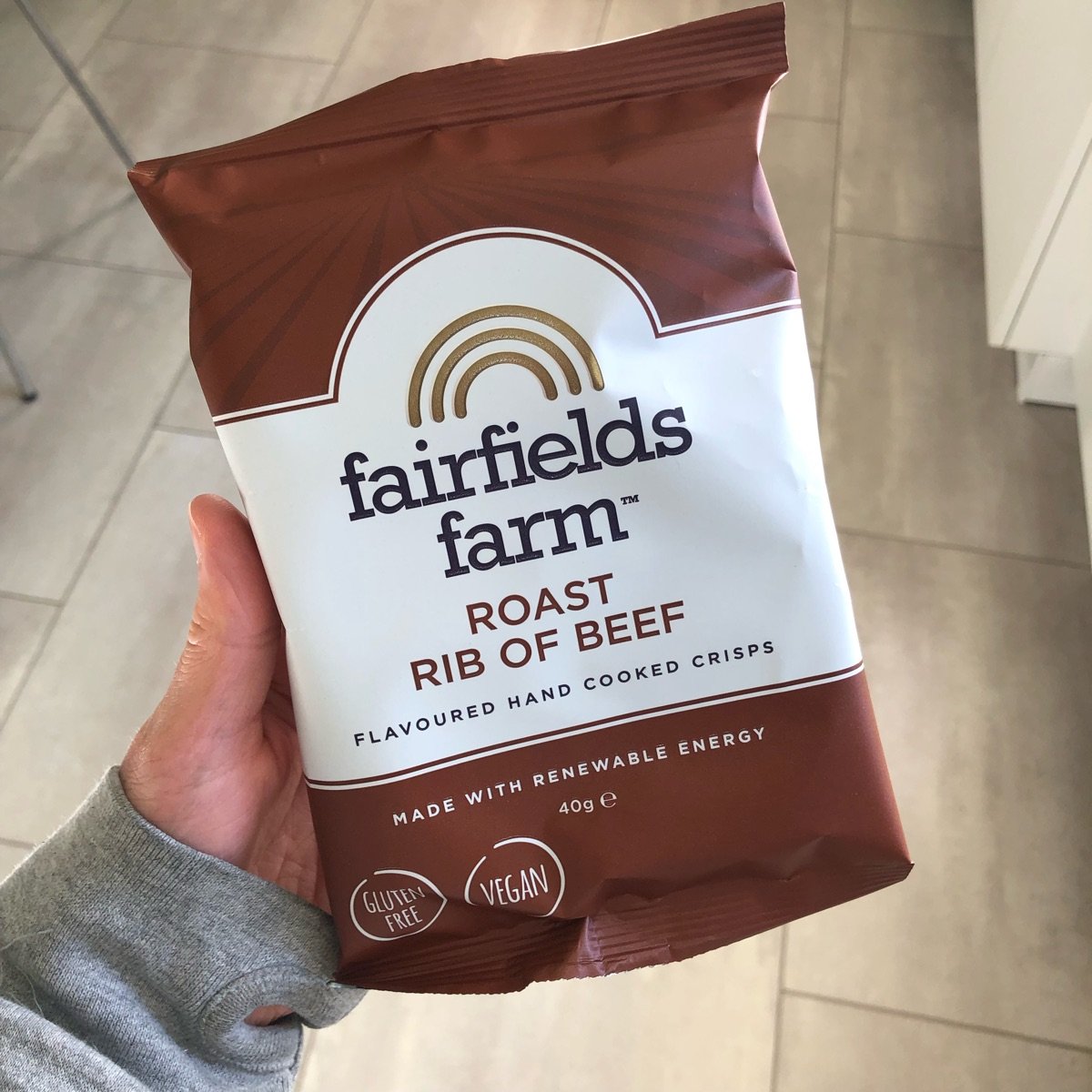 Roast Rib of Beef Flavoured Crisps from Fairfields farm - Vegan Product ...