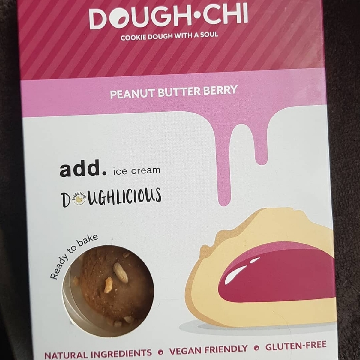 Dough-chi peanut butter berry from Add ice cream - Vegan Product ...