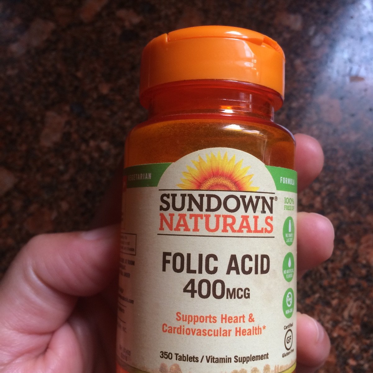folic acid 400mcg from Sundown naturals - Vegan Product Reviews ...