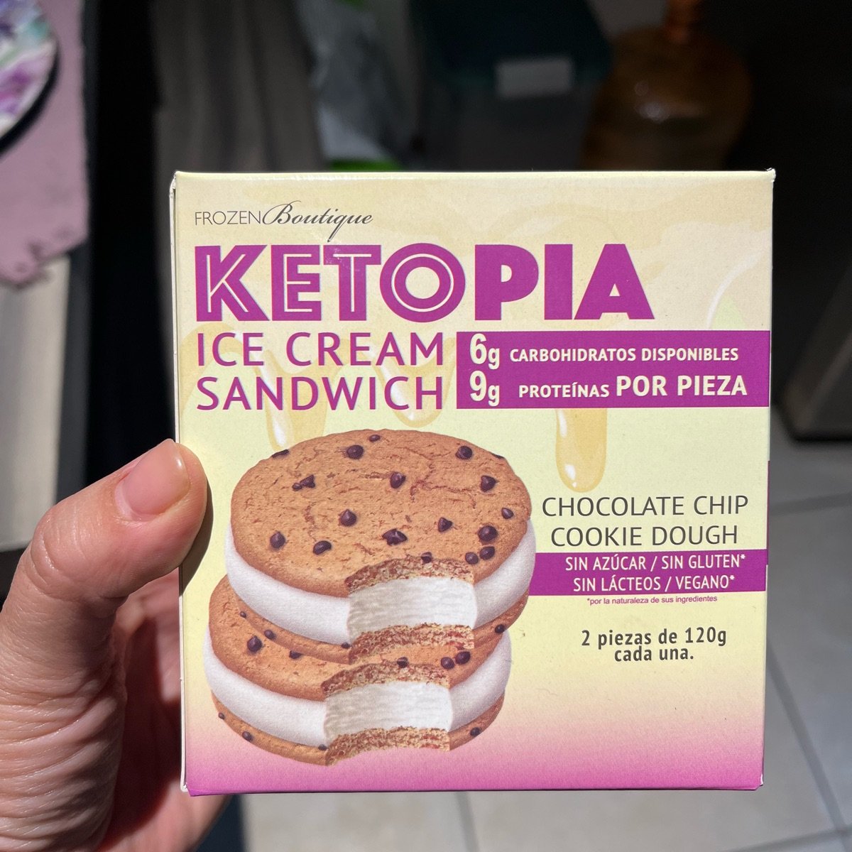 Ice cream sandwich from Ketopia - Vegan Product Reviews & Ratings | abillion