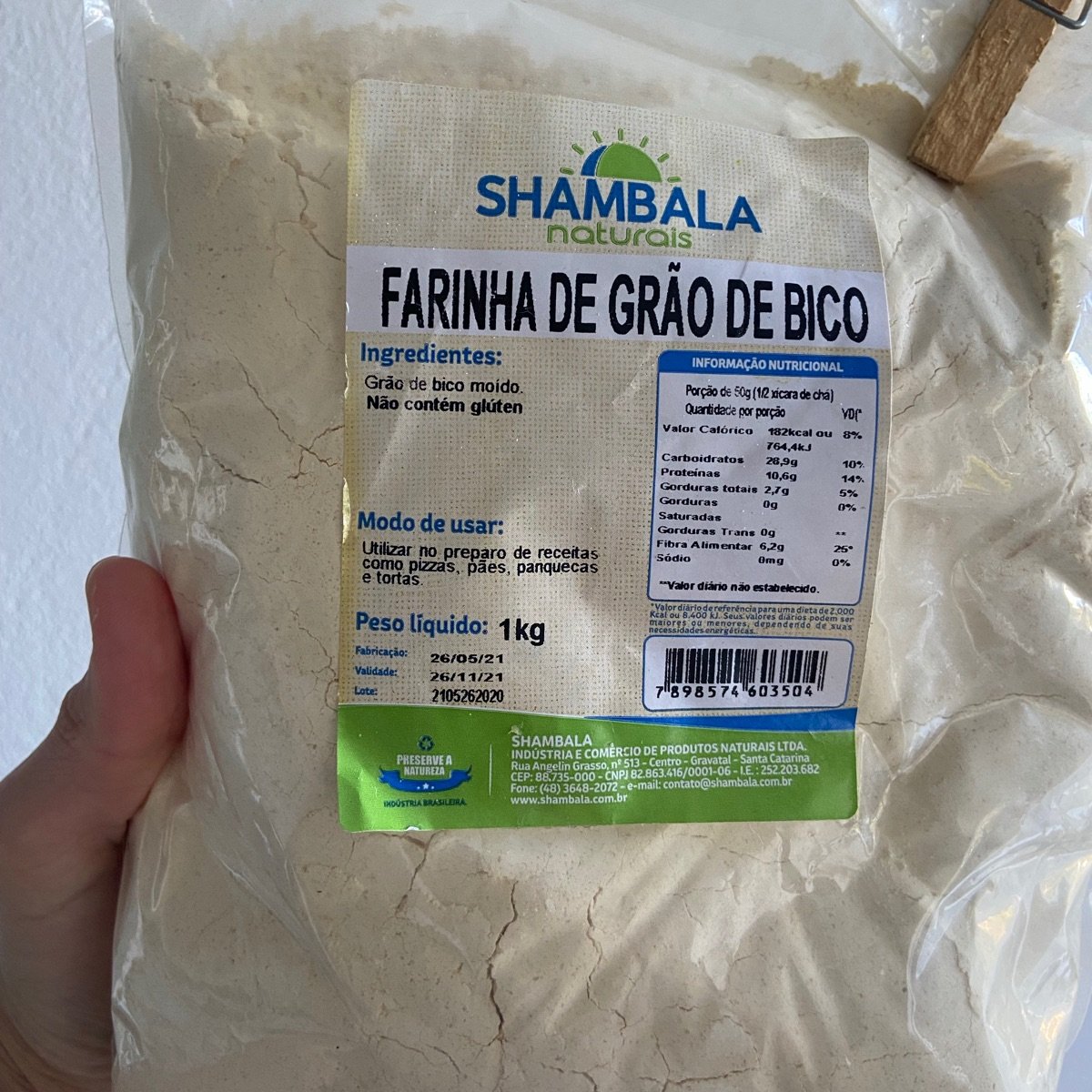 Farinha De Grão De Bico from Shambala Naturais - Vegan Product Reviews ...